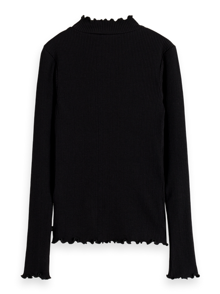 Kids - High-neck fitted long-sleeved t-shirt – ModaBambini